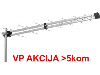 GMB-28EK ** Antena Loga UHF sa F konektorom 28 elemenata, duina 98cm, dobit 8 dB aluminium (483)