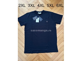 Gant crna muska majica XXL 3XL 4XL 5XL 6XL GA3