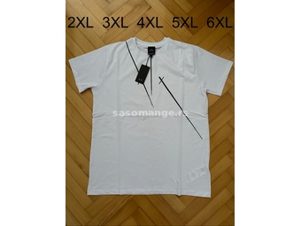 Armani bela muska majica XXL 3XL 4XL 5XL 6XL A31