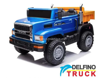 Kamion kiper na akumulator za decu Delfino Truck 4x4 Plavi (DEL-6199-B)