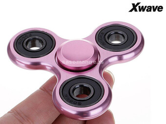 Spinner triangle sjajni Pink