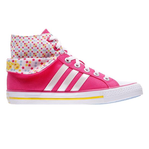 Adidas - Roze dečije patike BBNEO 3 STRIPES MID K