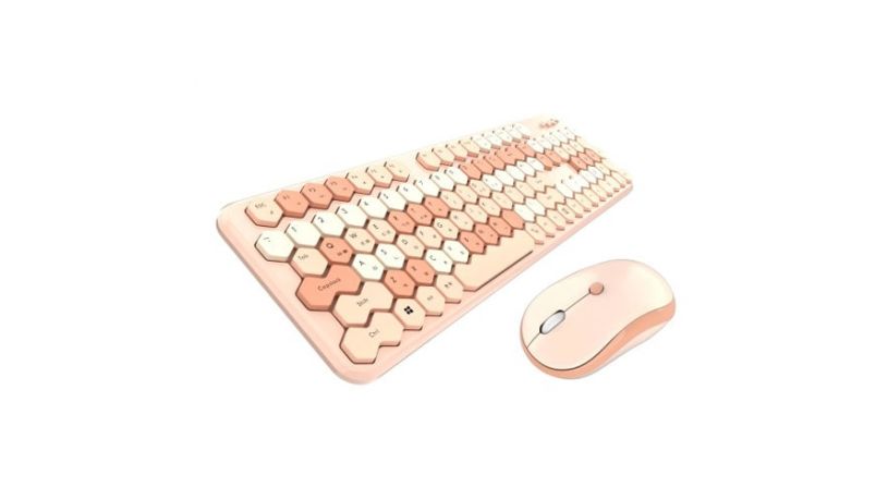 Moffii WL HONEY COMB TASTATURA I MIŠ U MILK TEA boji (SMK-649M5AGMT)