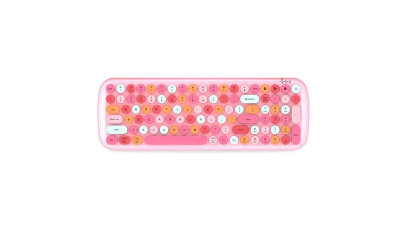 Moffii BT WL RETRO TASTATURA U PINK boji (SK-646BTPK)