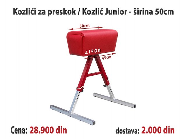 Kozlići za preskok / Kozlić Junior - širina 50cm
