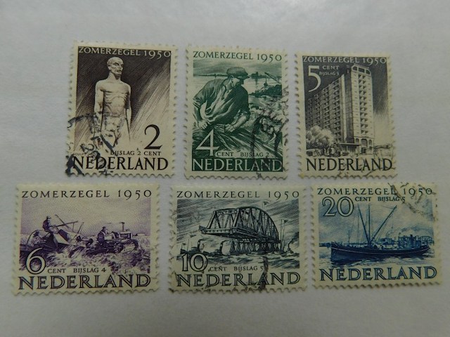 NEDERLAND 1950 KOMPLET SERIJA