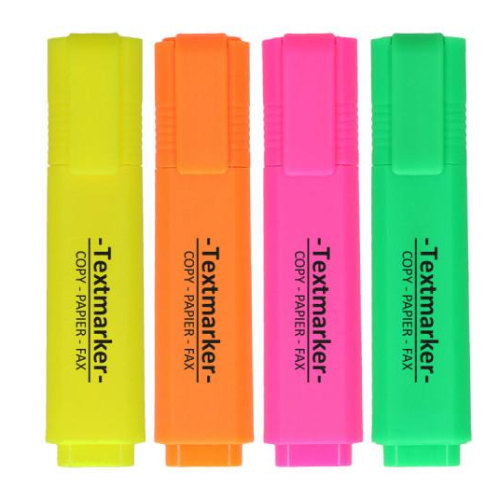 TIP TOP OFFICE Highlighter Chisel Tip Office Textmarker sa kosim vrhom 4/1