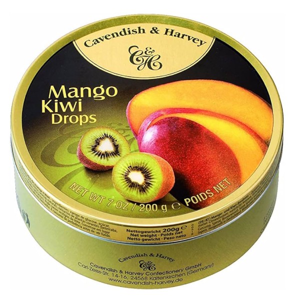 Cavendish&Harvey Mango Kiwi Drops 200gr