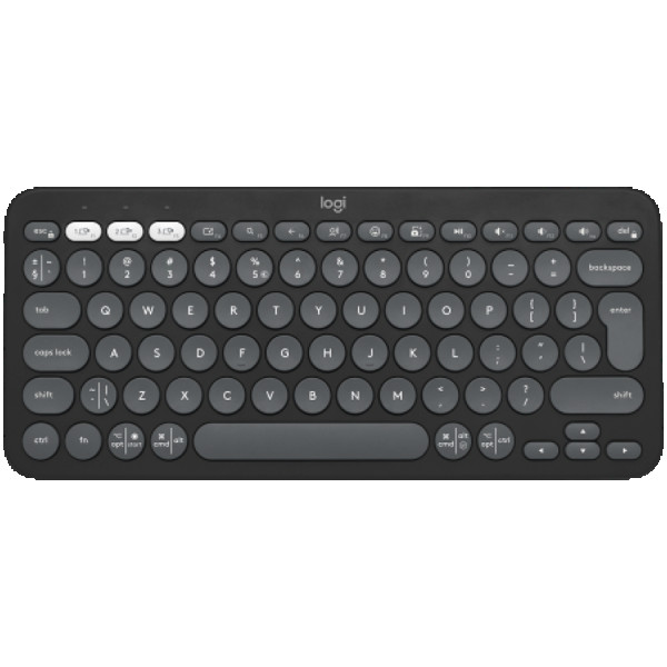 LOGITECH K380S Multi-Device Bluetooth Keyboard - TONAL GRAPHITE - US INTL ( 920-011851 )