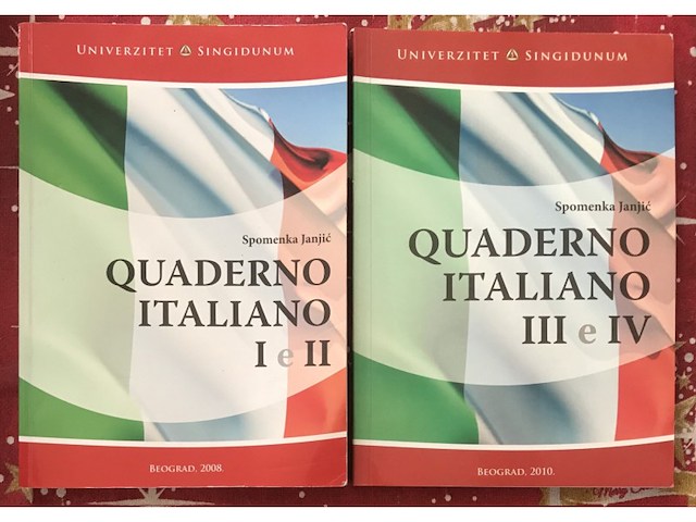 Quaderno Italiano 1-4 SPomenka Janjić