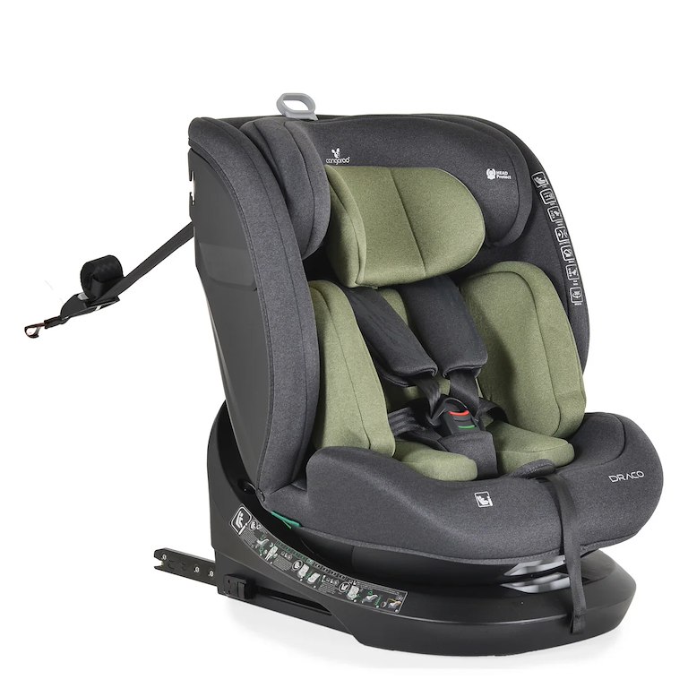 Autosediste za bebe sa isofix-om Draco Green