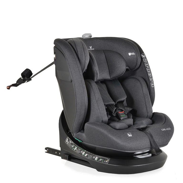 Autosediste za bebe sa isofix-om Draco Black