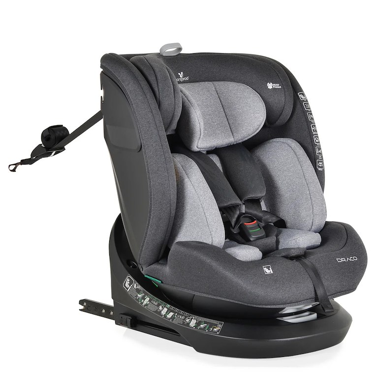 Autosediste za bebe sa isofix-om Draco Grey