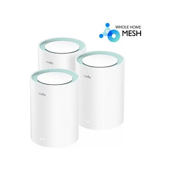 CUDY M1300 AC1200 DUAL BAND WHOLE HOME WI-FI MESH SYSTEM RUTER CENA