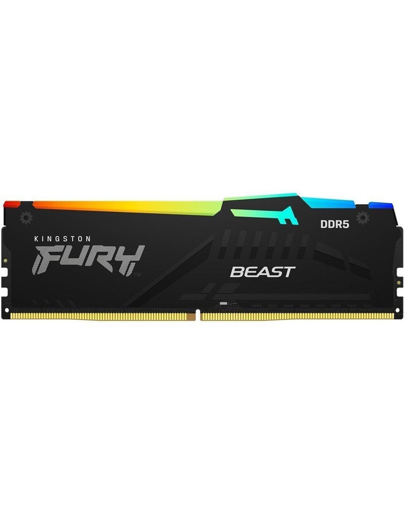 KINGSTON DIMM DDR5 16GB 6800MT/s KF568C34BBEA-16 FURY Beast Black RGB EXPO