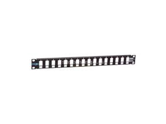 Patch panel modularni 19"1U sa 24 slota za UTP module UKP-24-1U bez modula