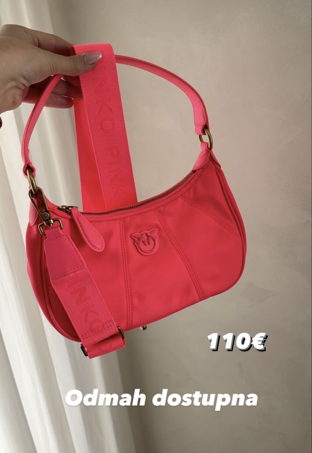 Torba za rame, Pinko, Materijal: Poliester