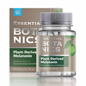 Essential Botanics. Plant-Derived Melatonin, 60 kapsule