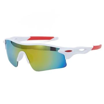 MARS CYCLING GLASSES FOR KIDS - RED / WHITE