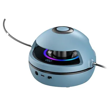 SKIPPING ROPE MACHINE WITH BLUETOOTH SPEAKER AND LED LIGHT - BLUE