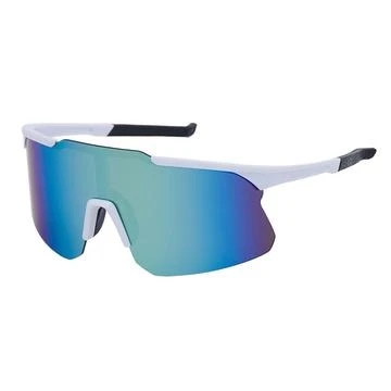 KV SPEED HALF FRAME CYCLING GLASSES - WHITE / BLACK