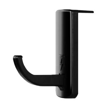 HEADSET HOOK FOR COMPUTER MONITOR & TABLE - BLACK