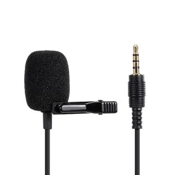 CLIP-ON LAVALIER MICROPHONE / OMNI-DIRECTIONAL CONDENSER MIC FOR YOUTUBE