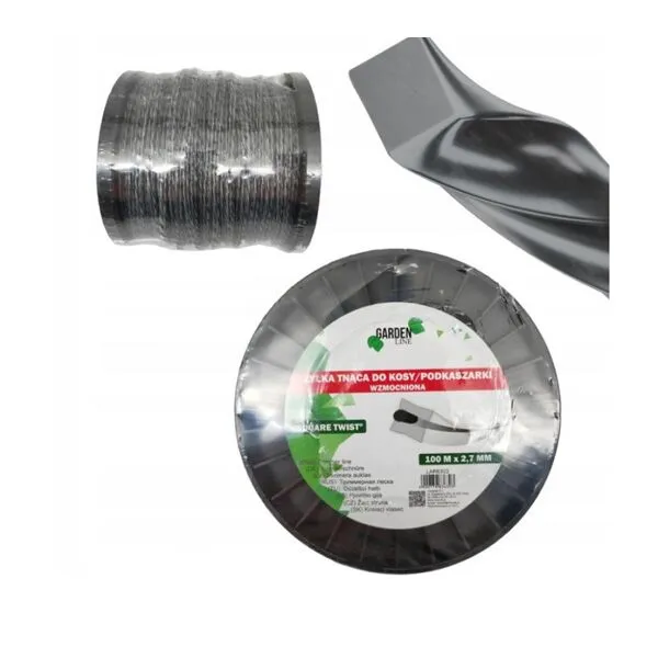 Silk za trimer Square Twist 100 m x 2,7 mm (LAR6303)