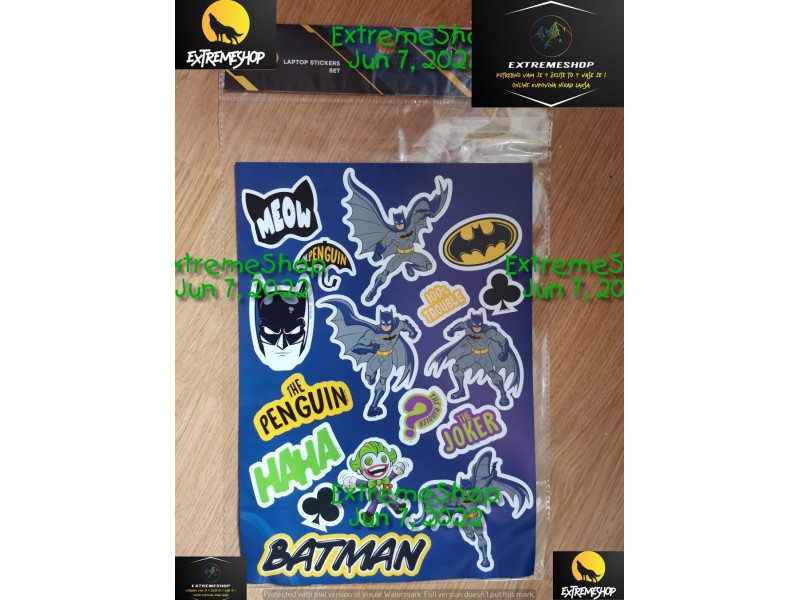 Betmen-Batman stikeri-nalpenice za laptop-novo