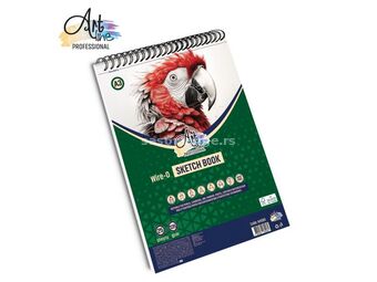 ARTLINE Spiralni blok za skiciranje A3 25L 135gsm Portrait Extra white