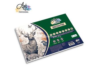 ARTLINE Blok za skiciranje B4 360x260mm 25L 200gsm Landscape Extra white