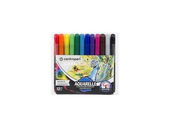 CENTROPEN Flomasteri ua akvarel Aquarelle 12 komada 8683/12