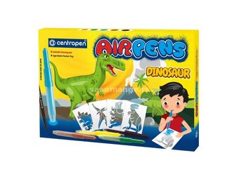 CENTROPEN Duvajući flomasteri Dinosaurus 5+1 komada 1500/05+1