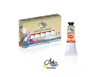 ARTLINE Tempera vermilion crvena 6kom 45ML