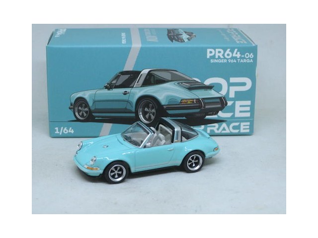 1:64 pop race porsche 911 singer targa