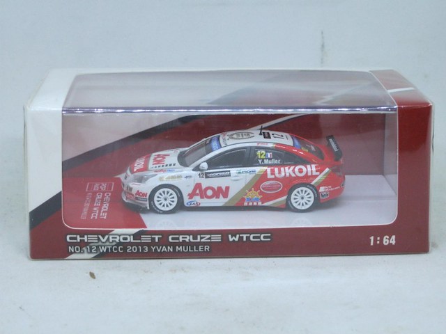 1:64 pop race chevrolet cruze wtcc