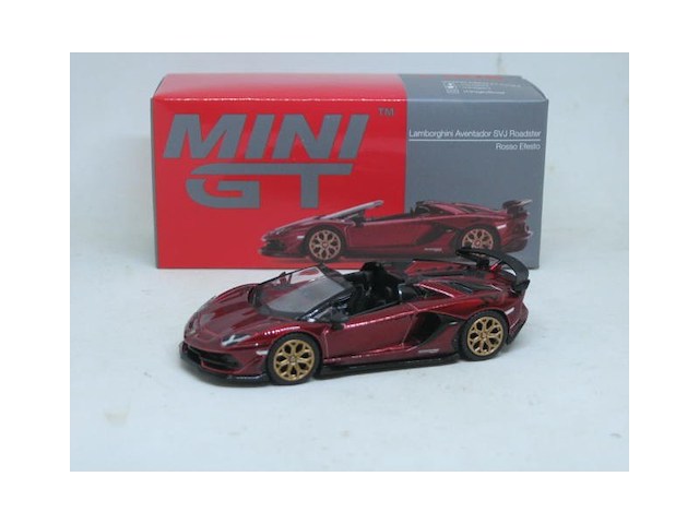 1:64 mini GT lamborghini aventador SVJ roadster