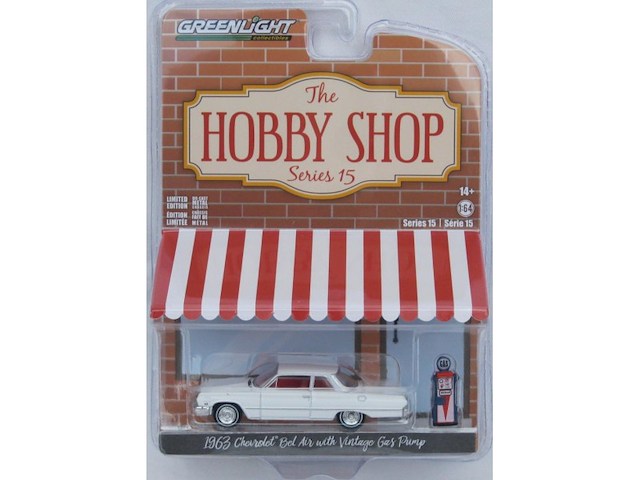 1:64 greenlight chevrolet bel air `63