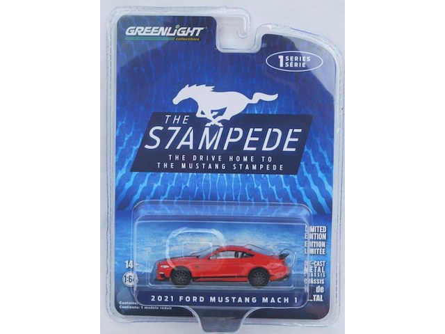 1:64 greenlight ford mustang `21 mach 1