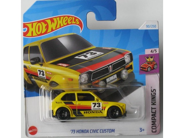 hot wheels honda civic `73