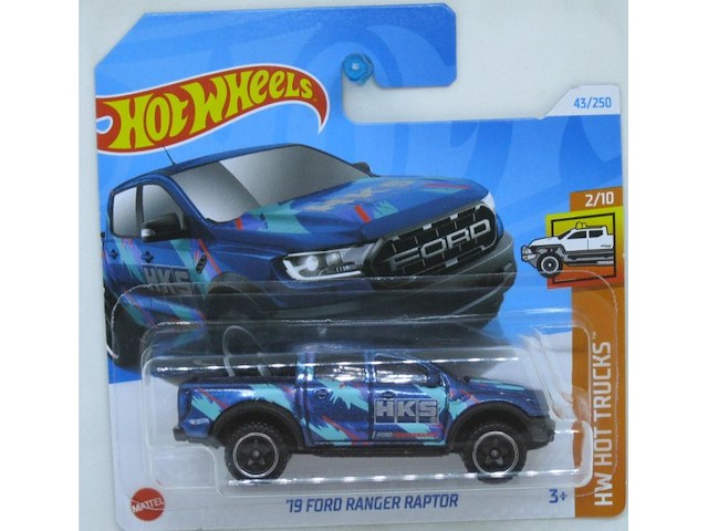 hot wheels ford ranger `19 raptor