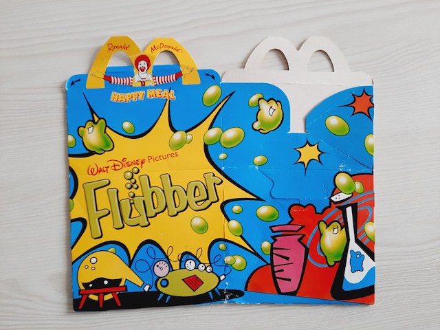 McDonalds Flubber Happy meal ambalaža