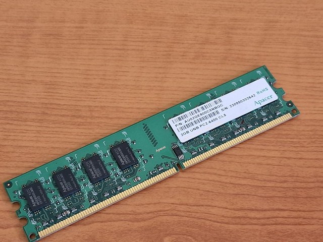 2GB DDR2-RAM 240-pin PC2-6400U Non-ECC CL5`Apacer