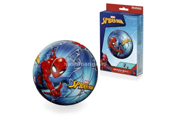 BESTWAY Lopta za plažu spiderman 51cm