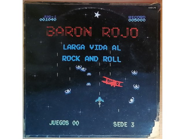 LP BARON ROJO - Larga Vida Al Rock And Roll (1980) NM