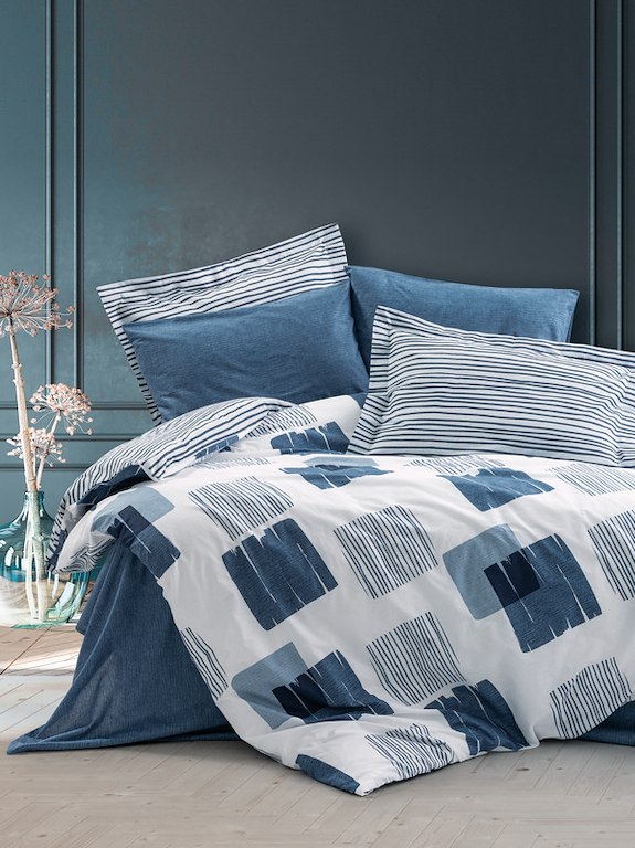 Posteljina CB RANFORCE DOUBLE - Modern - SOLITO INDIGO