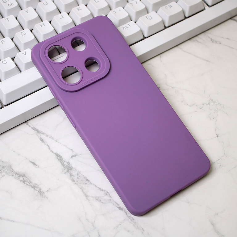 Futrola Silikon Pro Camera za Xiaomi Redmi Note 13 4G (EU) ljubicasta