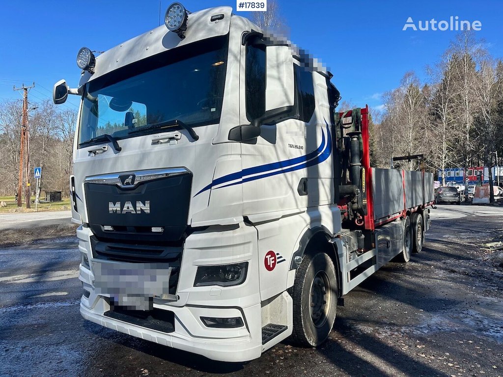 MAN TGX 26.510 kamion s ravnom platformom