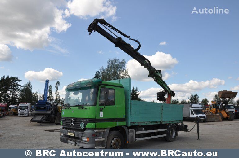 Mercedes-Benz Actros 1835 Atlas AK 125.1 kamion s ravnom platformom