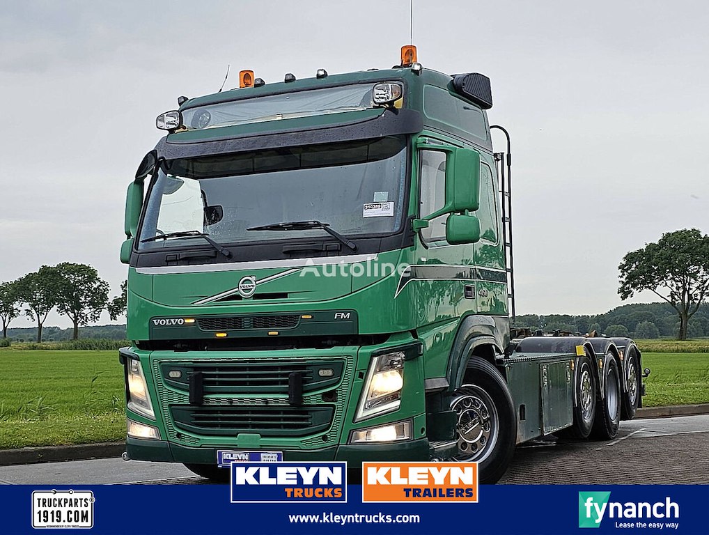 Volvo FM 460 8x2 tridem hiab hook kamion rol kiper